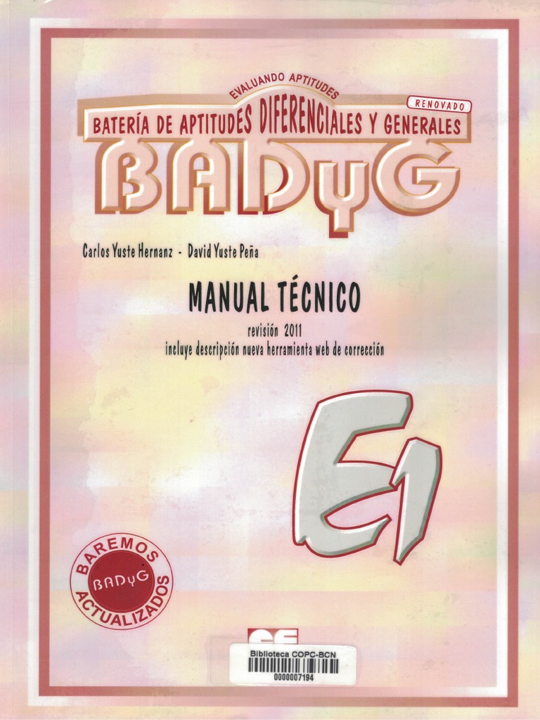 BADYG-E1-R Manual Tec. | PDF