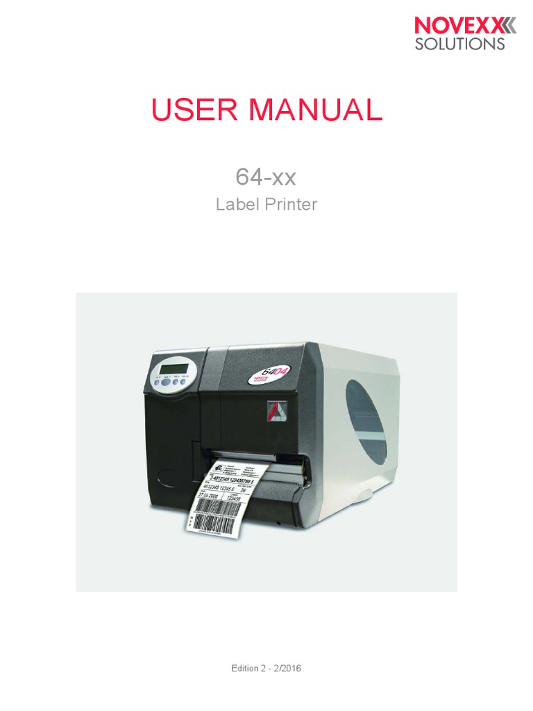User Manual: Label Printer | PDF | Computer Hardware | Computer Engineering