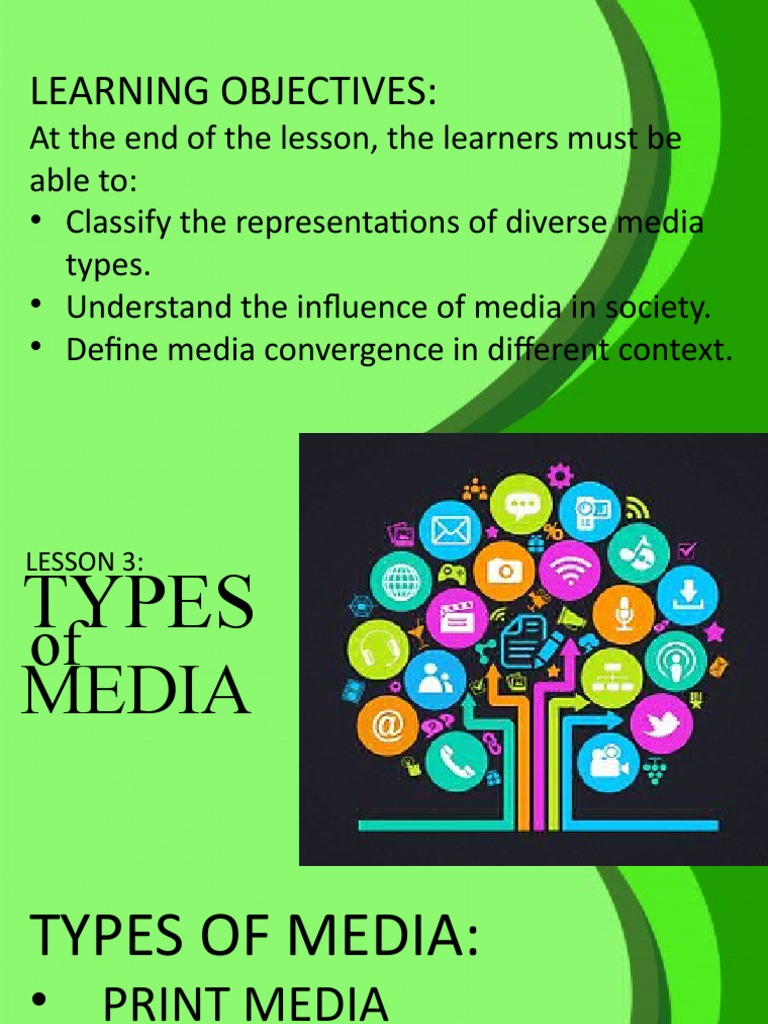 MIL Lesson 3 Types of Media | PDF