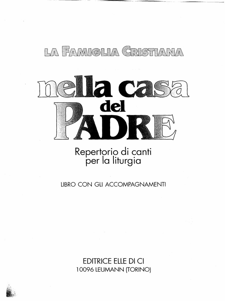 Nella Casa Del Padre 1 Ediz | PDF