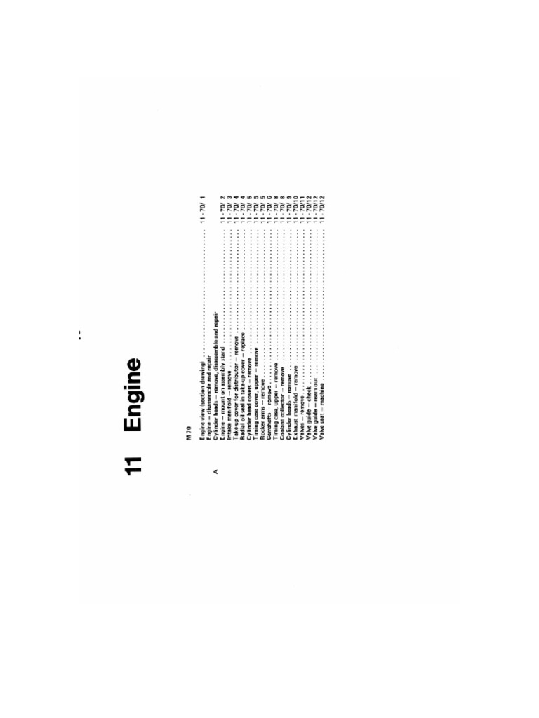 BMW 7 E32 m70 Engine | PDF