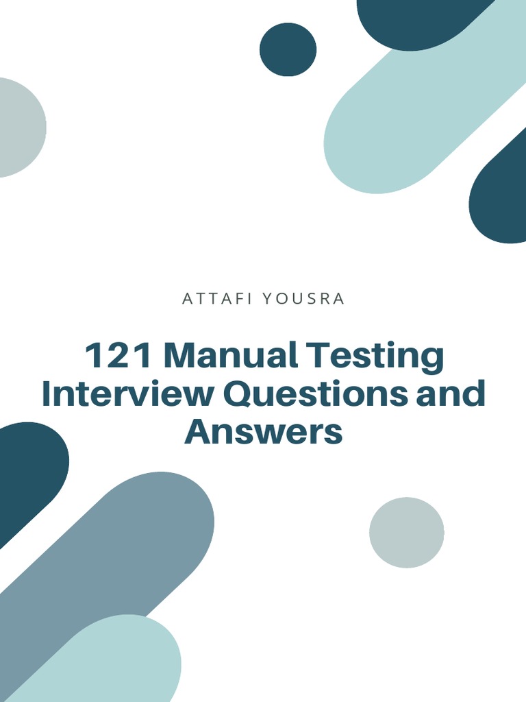 Manual Testing Interview Questions Pdf Software Testing Software Release Life Cycle