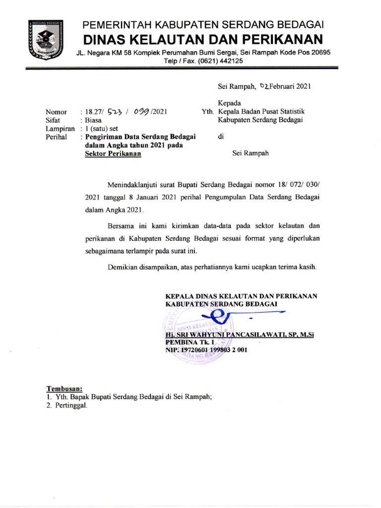 Statistik Perikanan Dalam Angka BPS | PDF