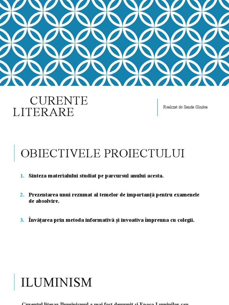 Curente Literare | PDF