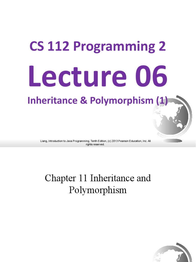 11 Slide Pdf Inheritance Object Oriented Programming Method