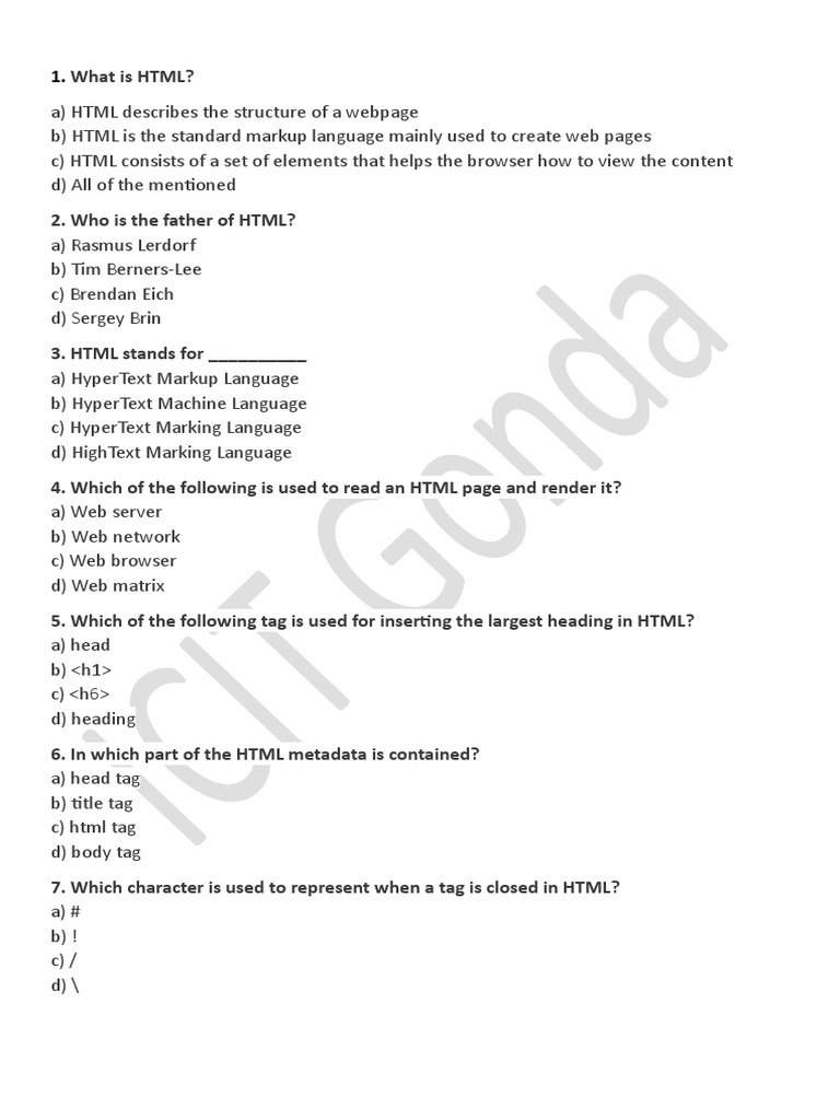 Html1 Pdf Html Html Element