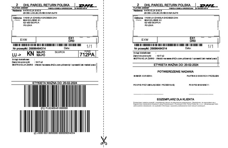 Etykieta 26696484314 | PDF