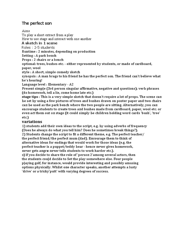 Sketch The Perfect Son Pdf