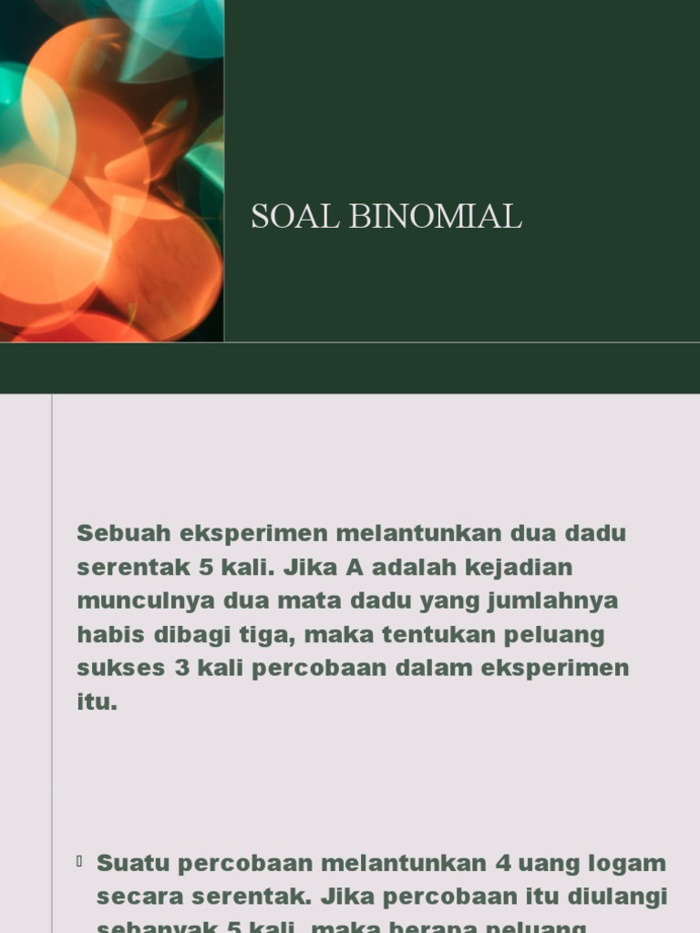 Soal Binomial | PDF