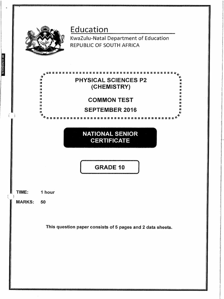 Phy P2 Sept Qpmemo 1 | PDF