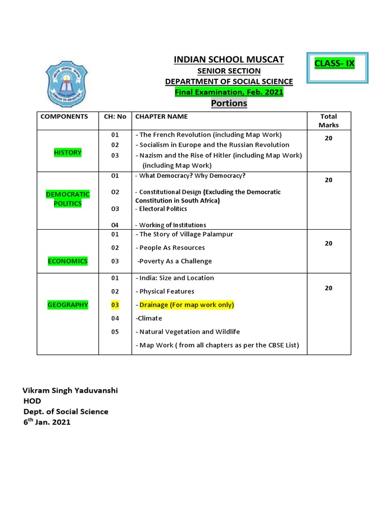 2020_2021_CLASS_IX_SOCIAL SCIENCE_SYLLABUS_BREAK UP_FOR_FINAL ...