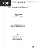 RRL For Working Student. | PDF | Employment | Stress (Biology)