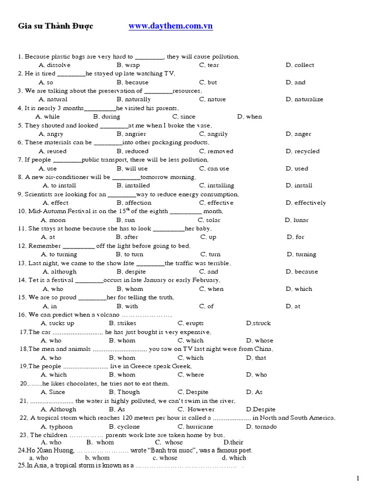 De Cuong On Tap HK 2 Anh 9 de Cuong On Tap HK 2 Lop 9 Trac Nghiem | PDF | Unidentified Flying Object