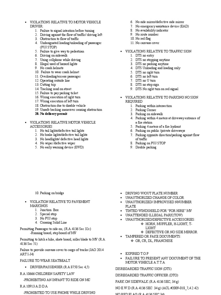 TRAFFIC Summary | PDF
