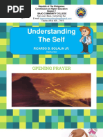 Understanding The Self (Chapter 1) | PDF | Family | Self