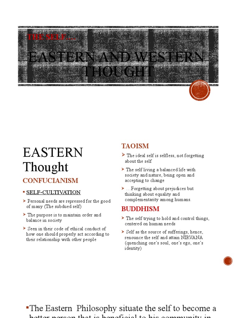 MODULE 2 - Eastern and Western Thought of The SELF | PDF | Self ...