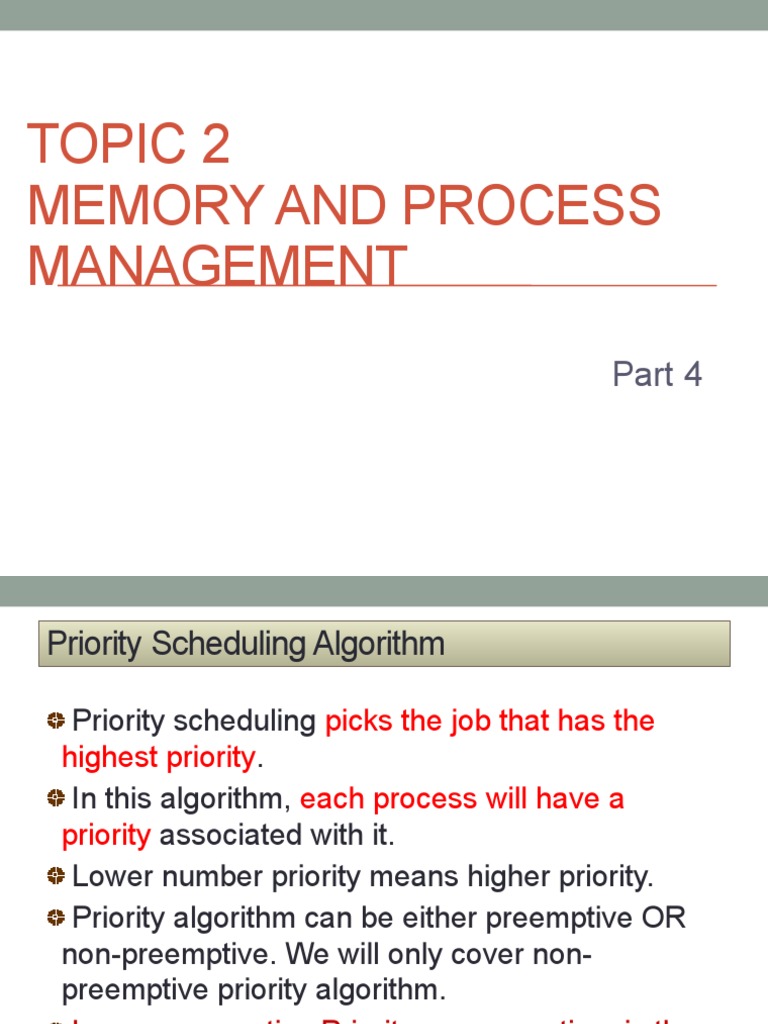 Topic 2 Part 4 Priority RR Etc | PDF | Scheduling (Computing) | Applied ...
