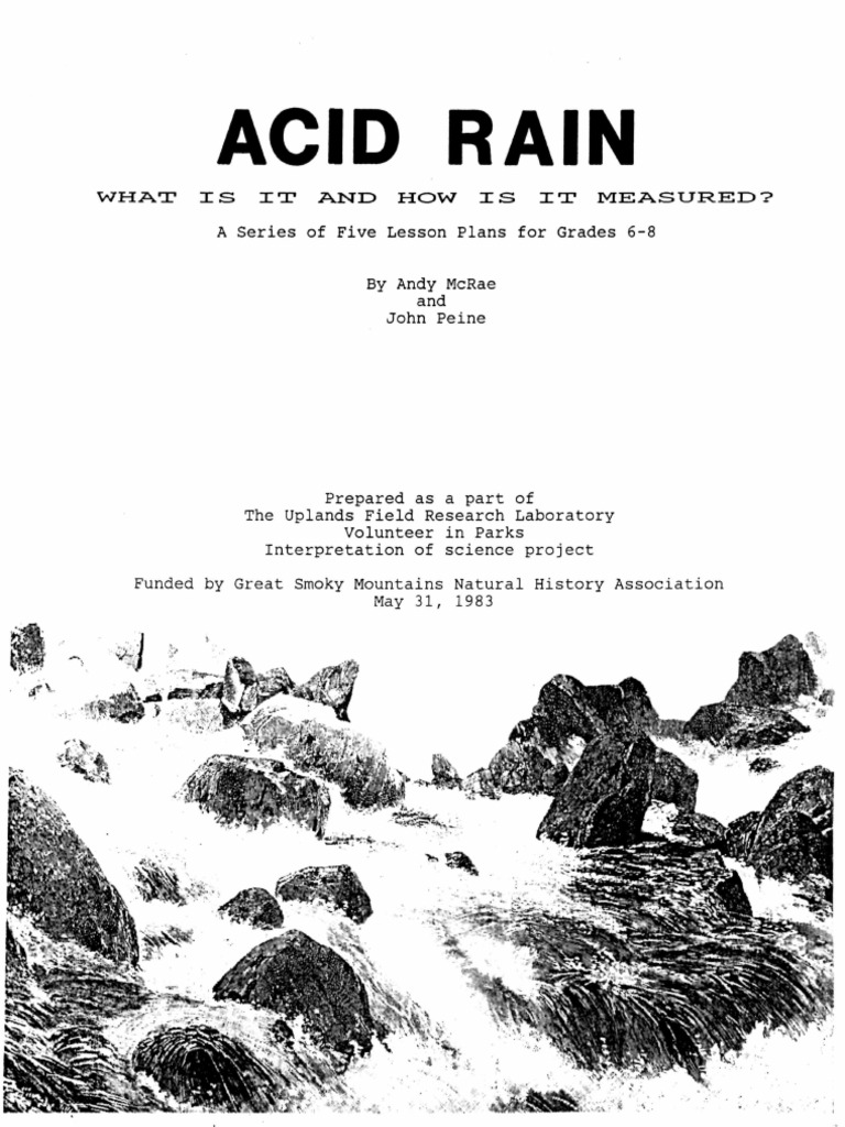 Acid Rain | PDF | Ph | Titration