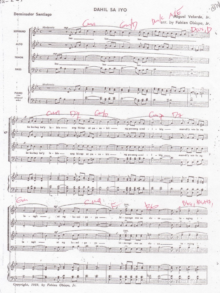 Dahil Sayo (Pyesa) | PDF