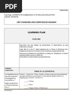 Araling Panlipunan 7 - Learning-Plan | PDF