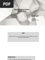 AP English Language Argumentative Essay Template (With Examples) | PDF ...