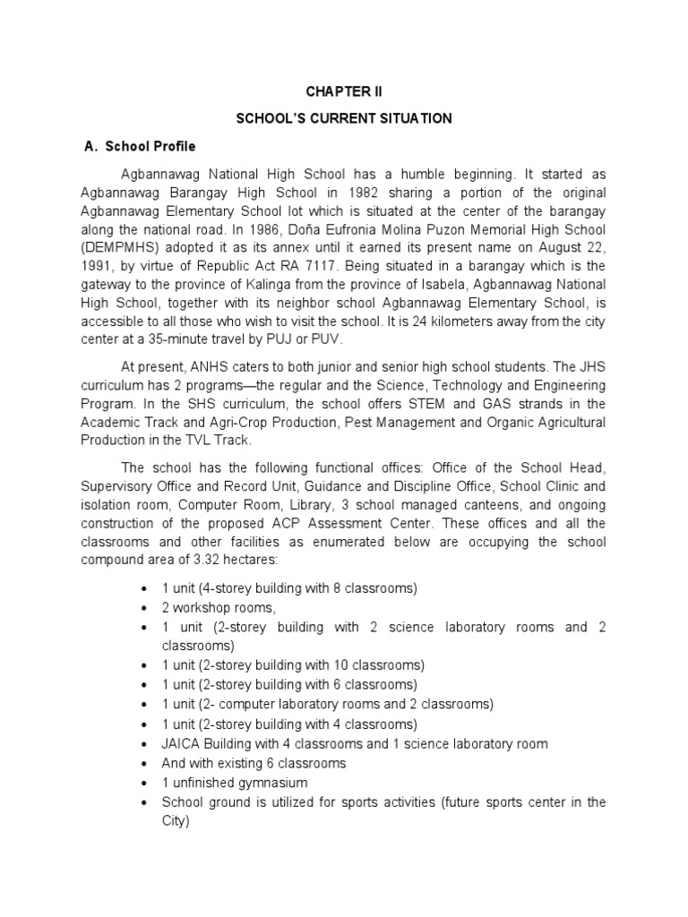 ANHS SIP Chapter 2 Reviewed | PDF ANHS SIP Chapter 2 Reviewed | PDF