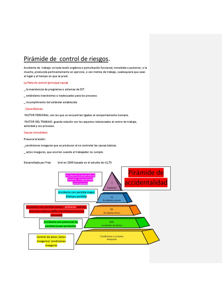 Pirámide de Control de Riesgos1 | PDF