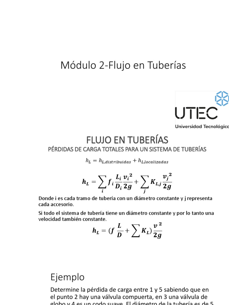 Flujo en Tuberías | PDF | Ciencias fisicas | Ingeniería de Edificación