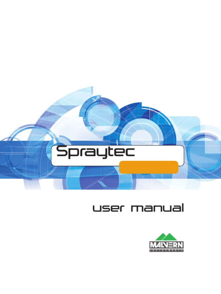 Spraytec User Manual (MAN0368-3.0) | PDF | Optics | Scattering