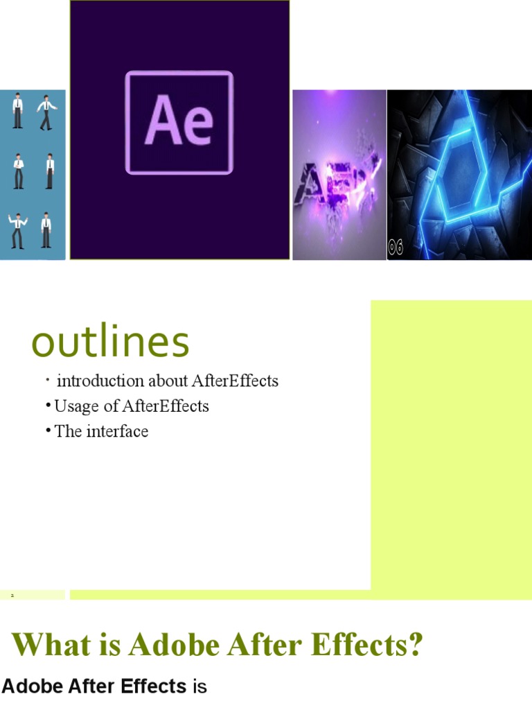 Beginners Guide to After Effects | PDF | Menu (Computing) | Software