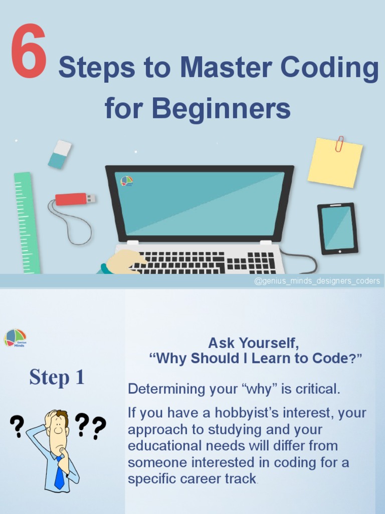 LearningtoCode8 Steps To Master For Beginners | PDF | Computer Programming | Source Code