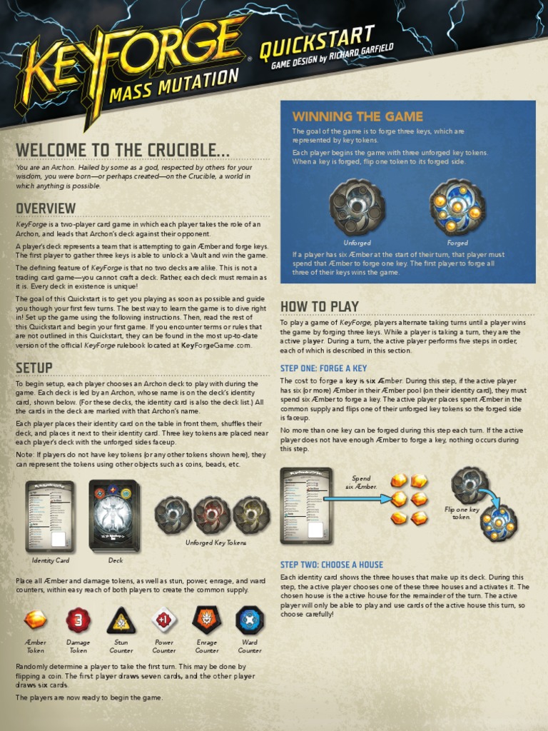 Keyforge Rules en | PDF