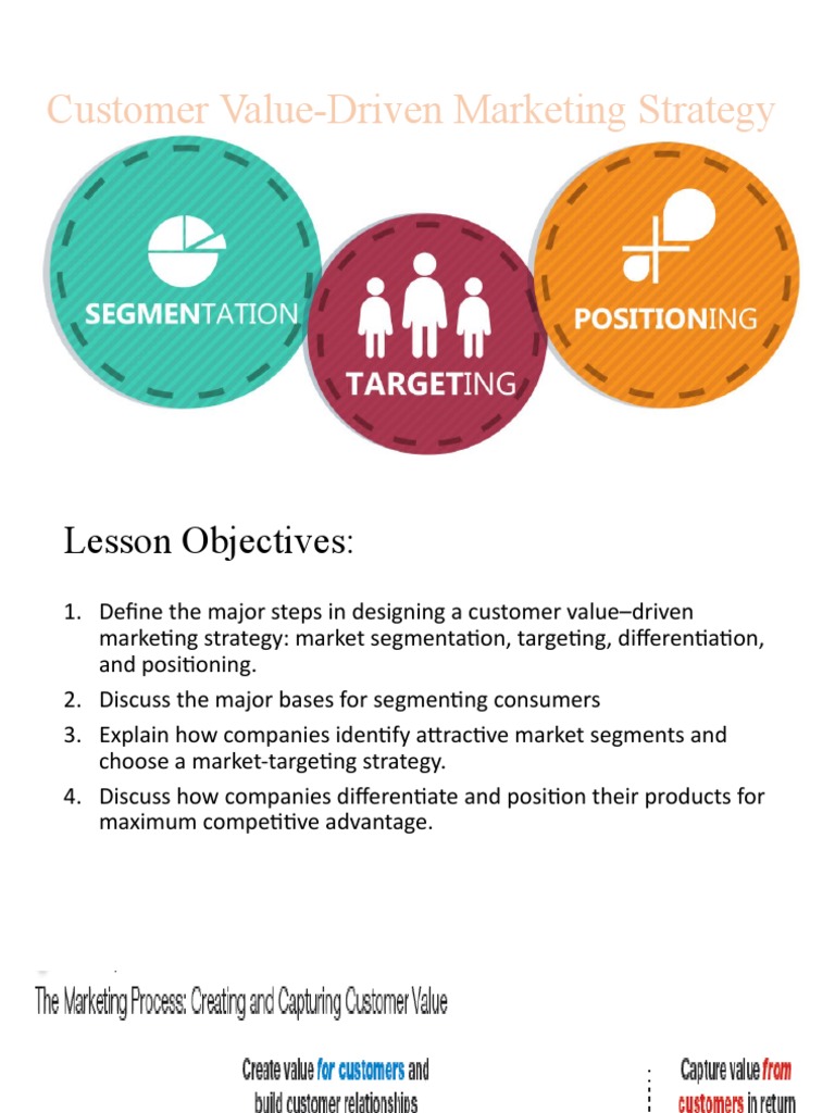 Lesson 3 Segmentation Targeting and Positioning | PDF | Marketing ...