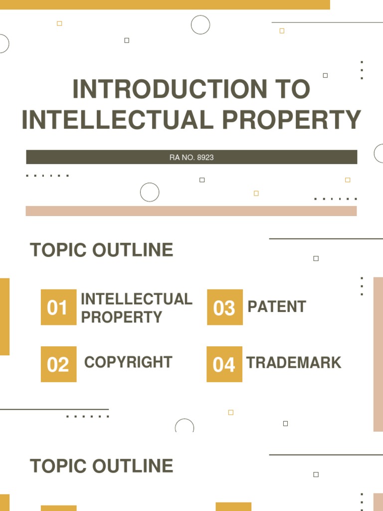 Group 5 Intellectual Property and Executive and Business Plan | PDF ...