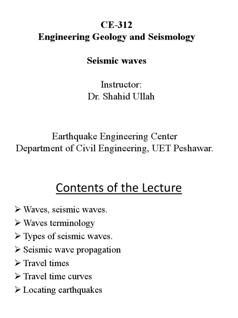 Seismic Waves | PDF | Waves | Earthquakes