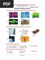 IKSC-Answer Key -Sample Paper | PDF