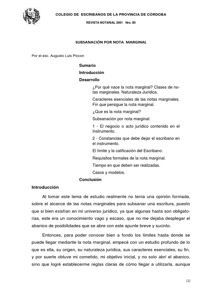 Subsanación Por Nota Marginal | PDF | Justicia | Crimen y violencia