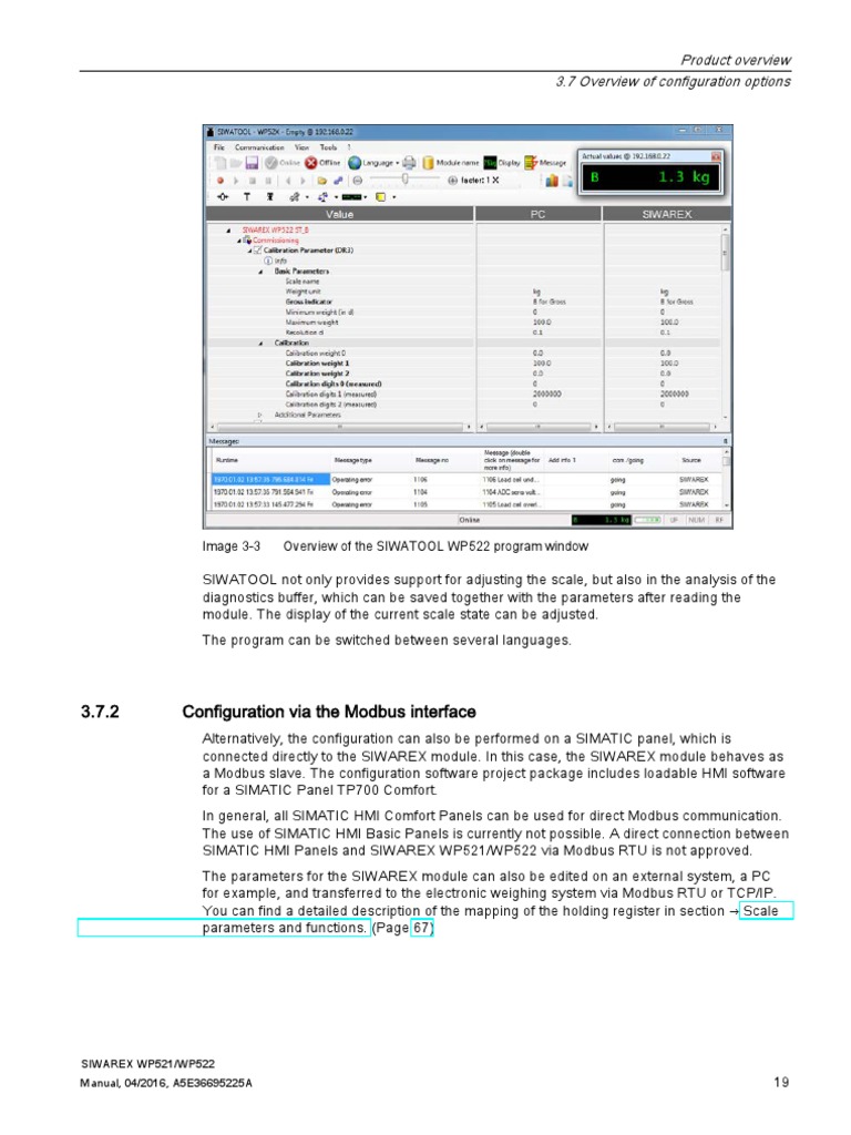 Manual SIWAREX WP521 WP522 en - PDF Page 19 | PDF | Computers