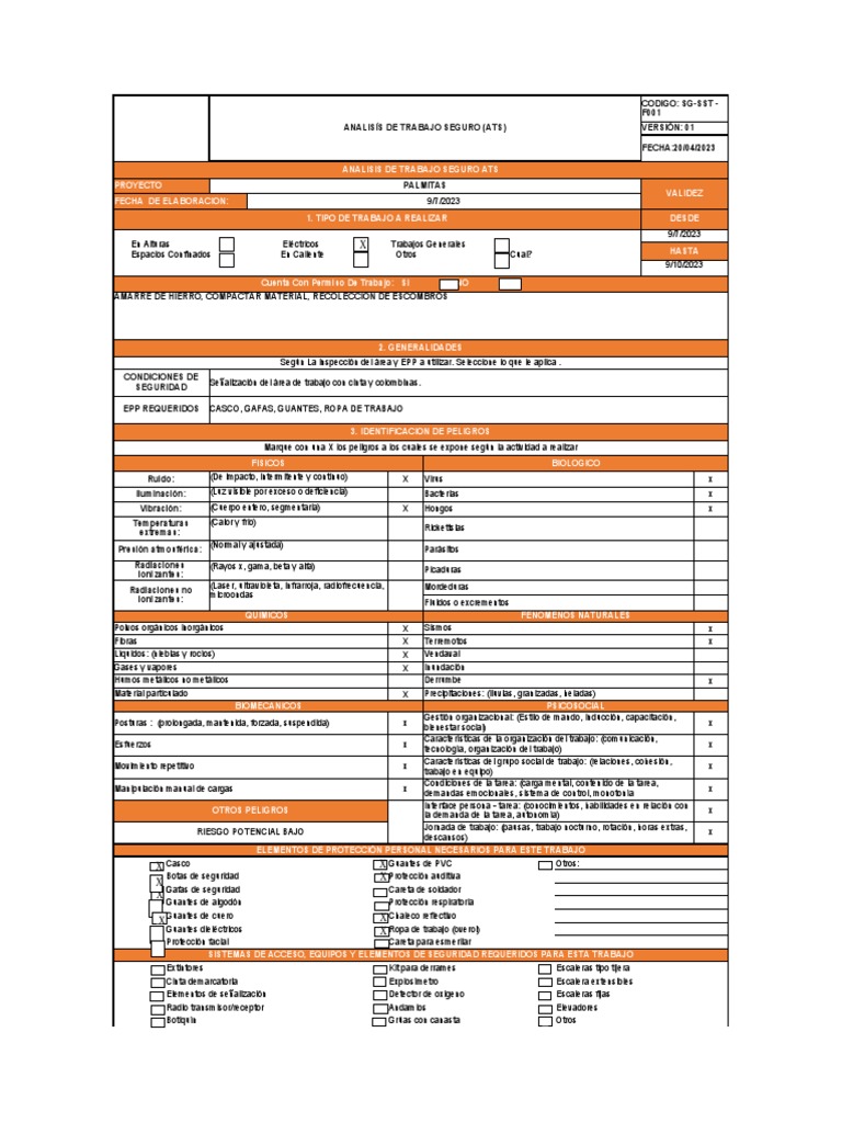 Ats Palmitas Septiembre | PDF | Seguridad vial | Fractura