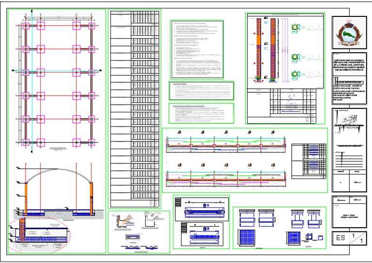 Plano Estructural Polideportivo | PDF