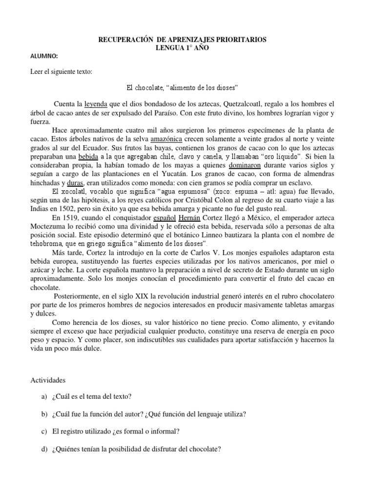 Historia del Chocolate: Orígenes y Usos | PDF | Chocolate