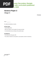 Science: Stage 8 Paper 2 | PDF | Asteroid | Actinide