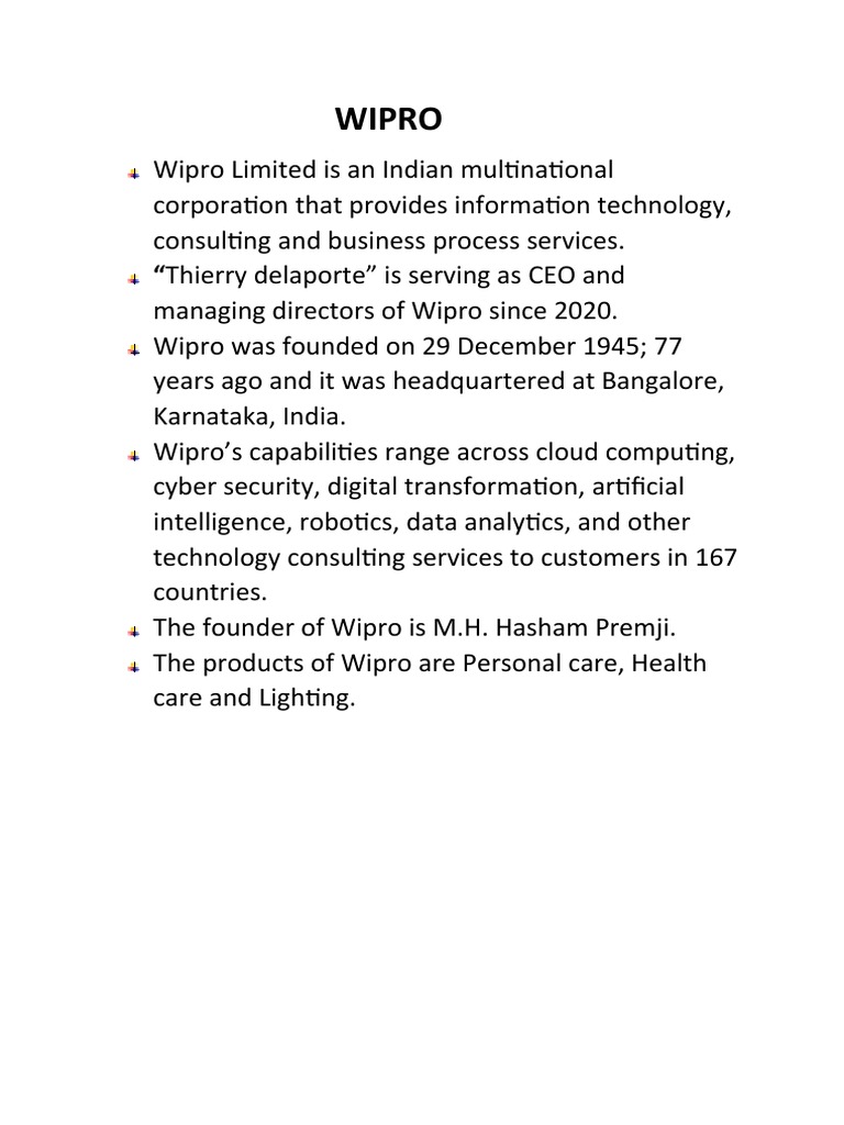Wipro | PDF