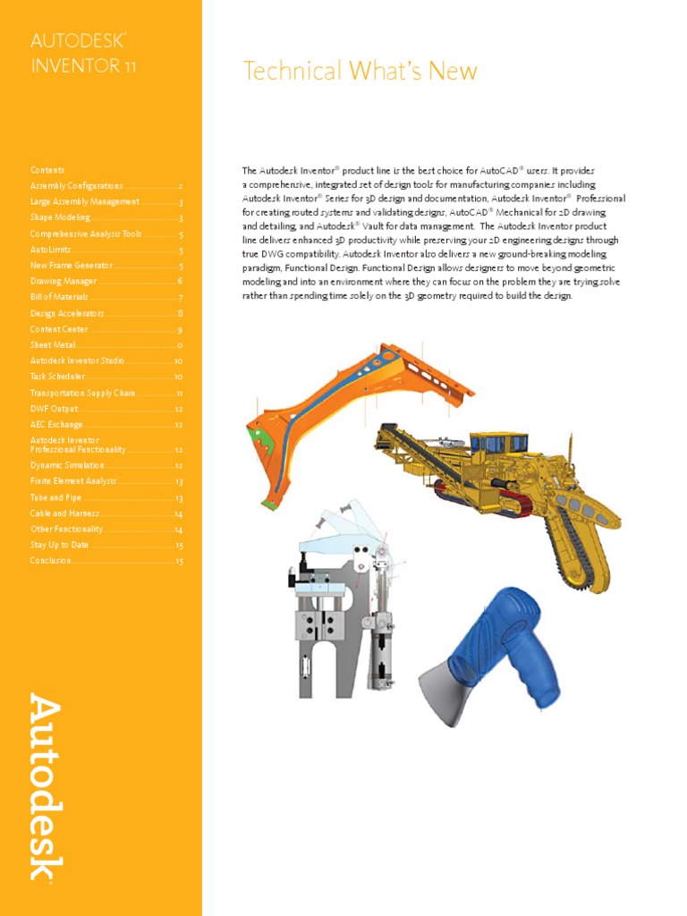 Inventor 11 - What's New | PDF | 3 D Computer Graphics | Autodesk
