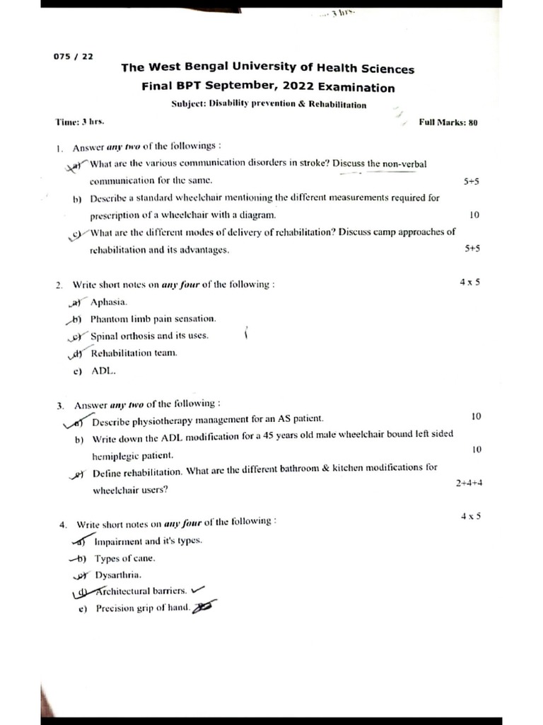 DPR Total Question 4thyr | PDF