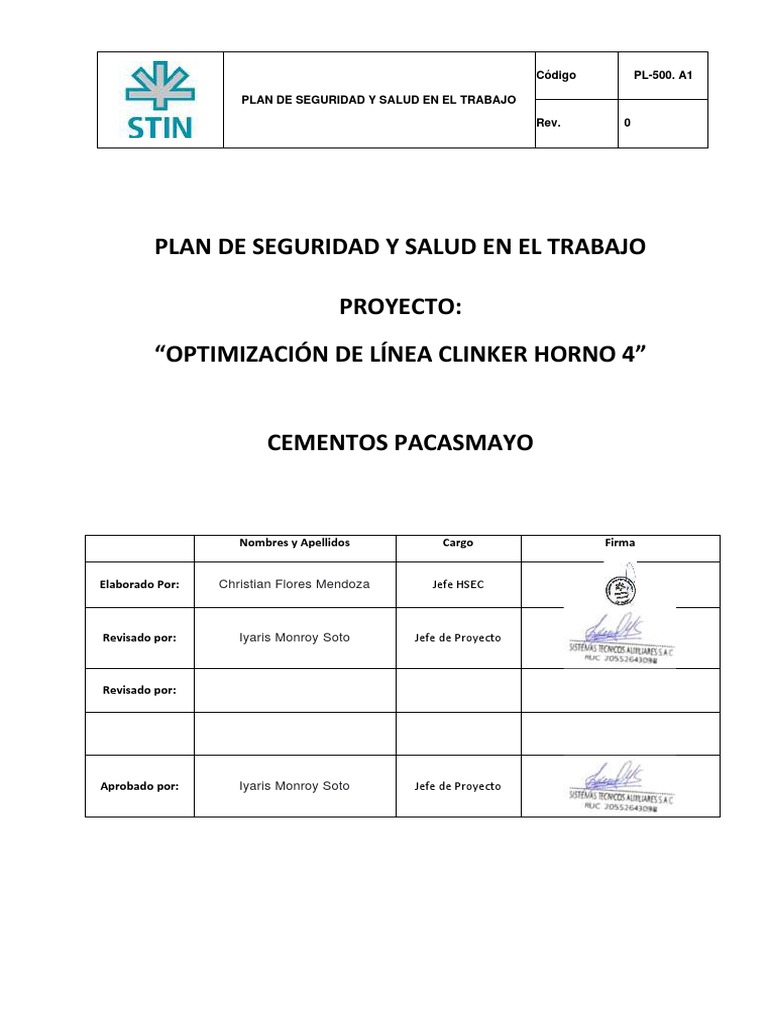 Plan SST | Descargar gratis PDF | Seguridad y salud ocupacional