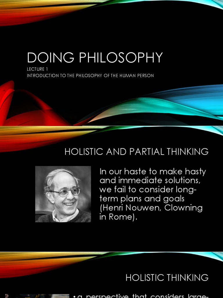Philo Lecture 1 | PDF
