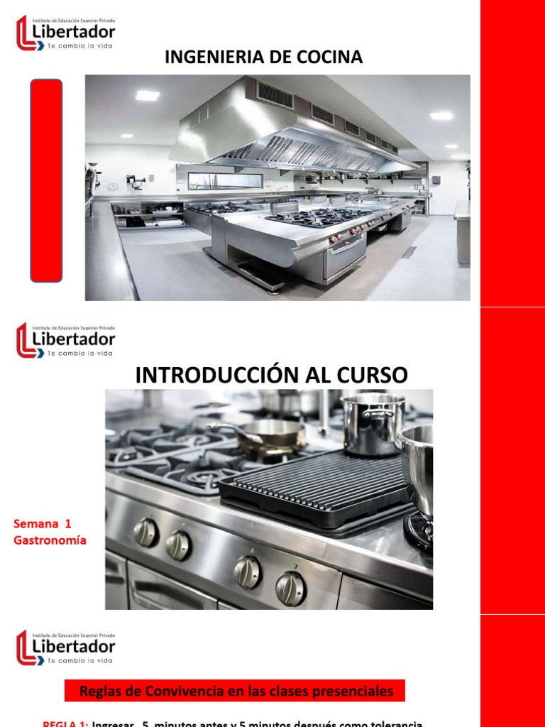 Ingenieria de Cocina - Sesion 1 Libertador | PDF | Cocina | Planificación