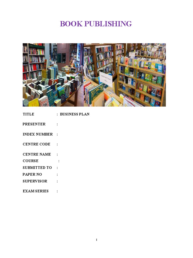 Book Publishing Business Plan Overview | PDF