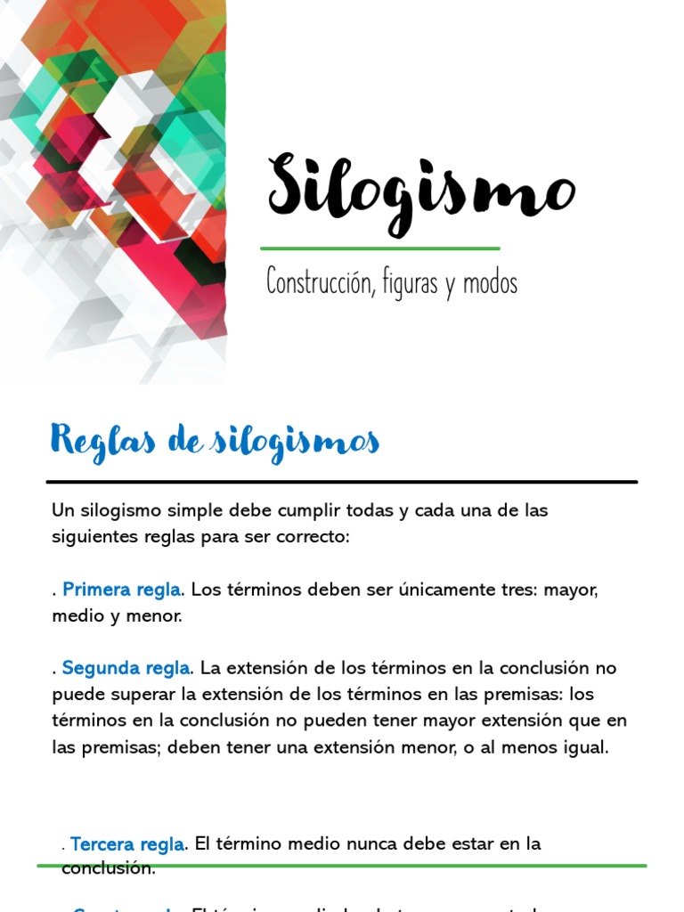 Silogismo, Figuras y Modo | PDF | Matemáticas | Semántica